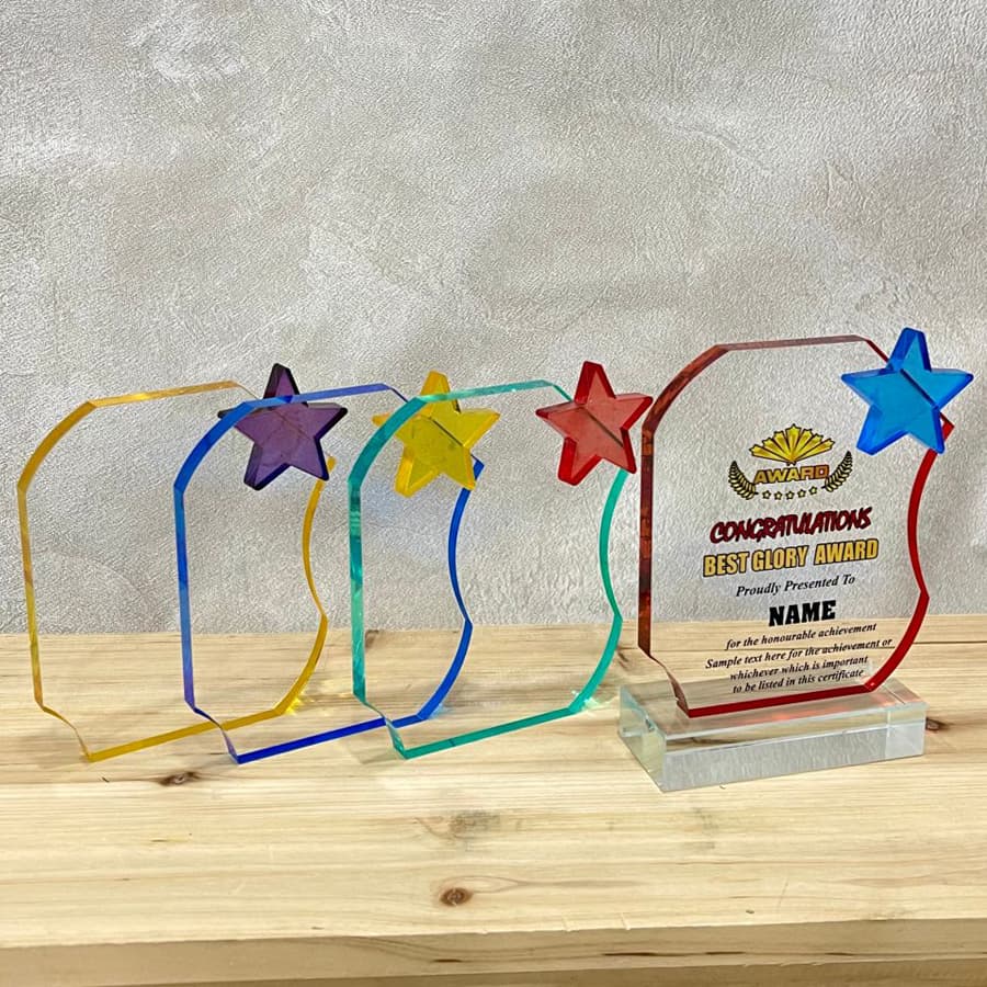 Have a look at all our Quality Acrylic Plaques | Trophy-World Malaysia