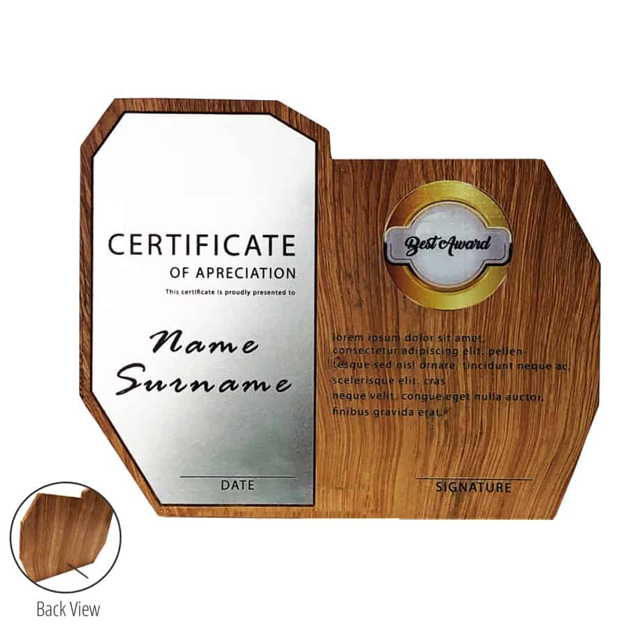 Buy Quality Wooden Plaque ALWP0441 at Trophy-World Malaysia