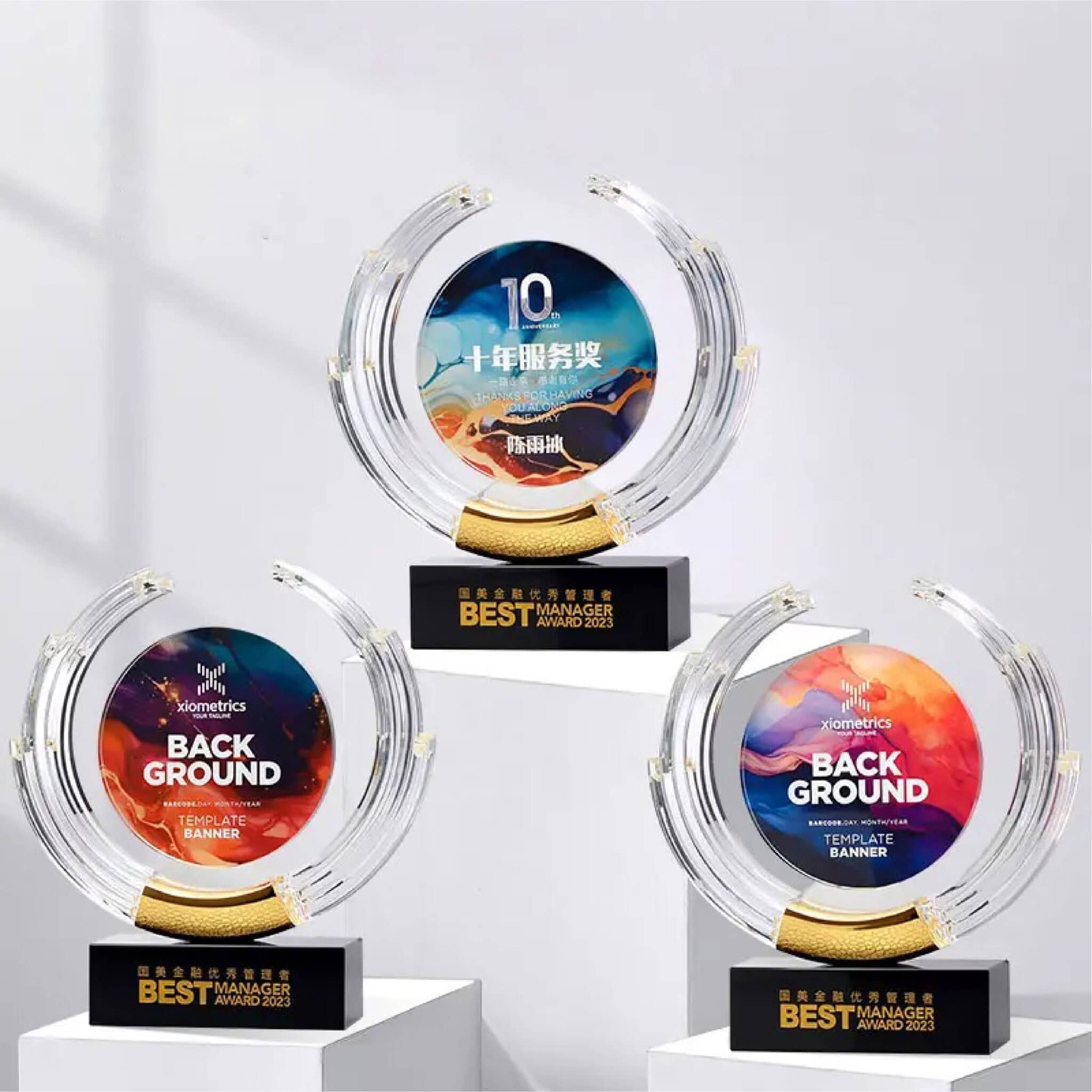Buy Quality Crystal Plaque ALCP1401 at Trophy-World Malaysia